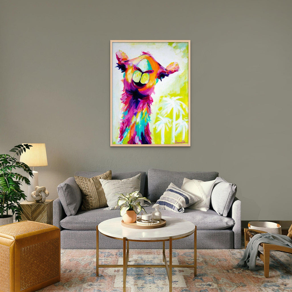 Halie Camel Original Painting to Home Decor – Amira Rahim Fine Art