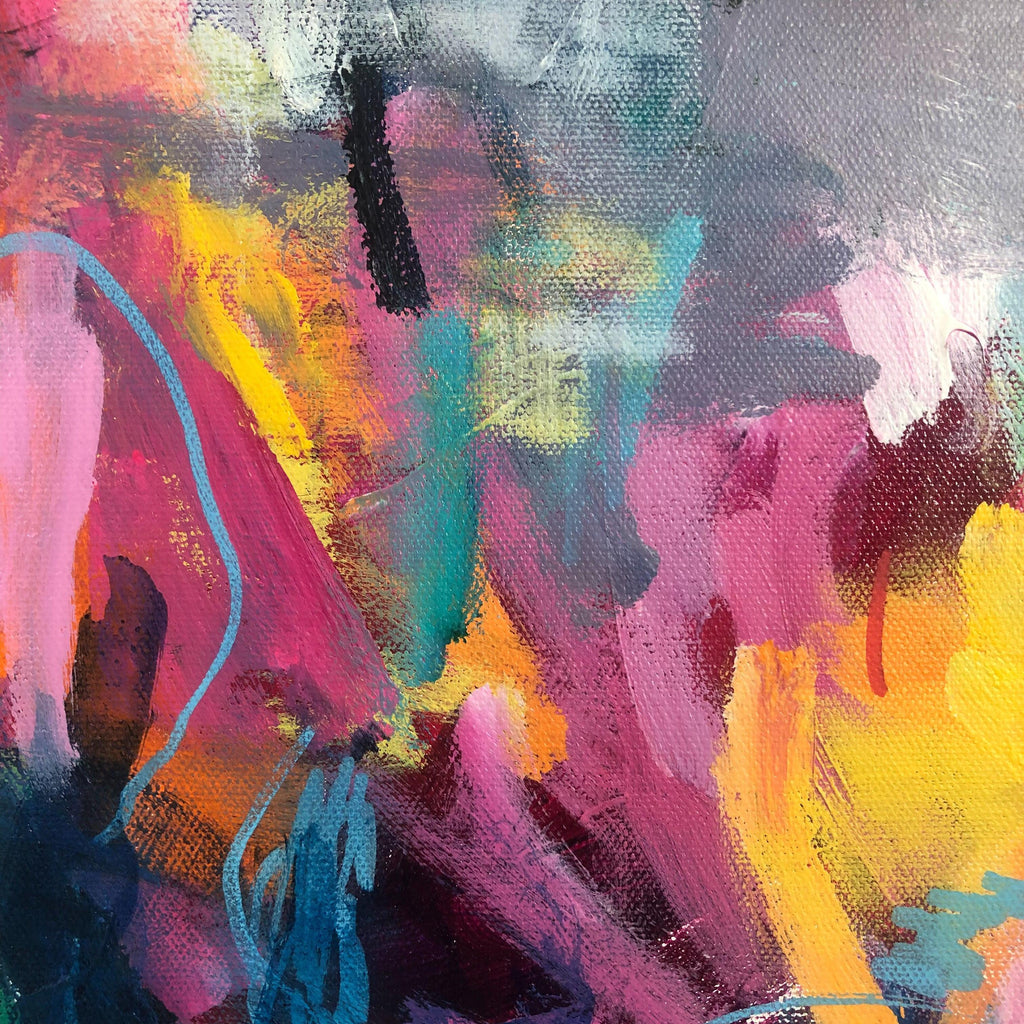 "Busy Doing Nothing" 24x20in” - Original Canvas Painting – Amira Rahim ...