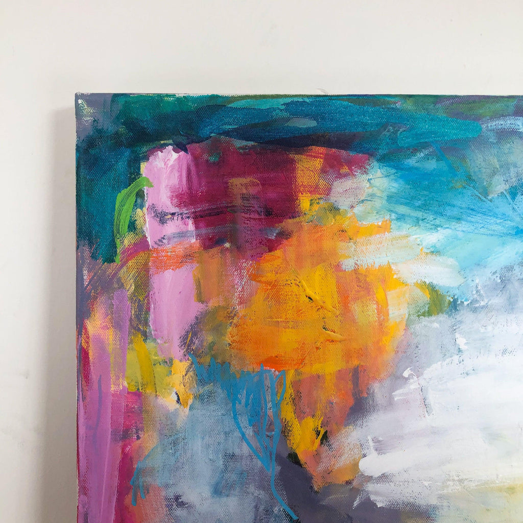 "Busy Doing Nothing" 24x20in” - Original Canvas Painting – Amira Rahim ...