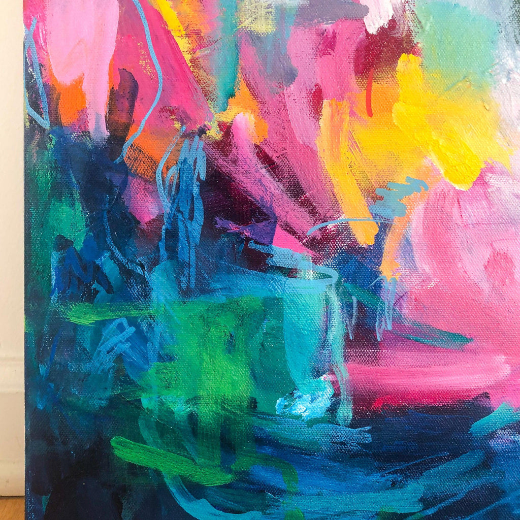 "Busy Doing Nothing" 24x20in” - Original Canvas Painting – Amira Rahim ...