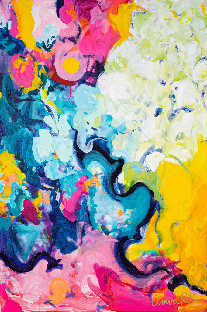 Spectacular Pair: "Worth Waiting For" Canvas Painting set – Amira Rahim ...